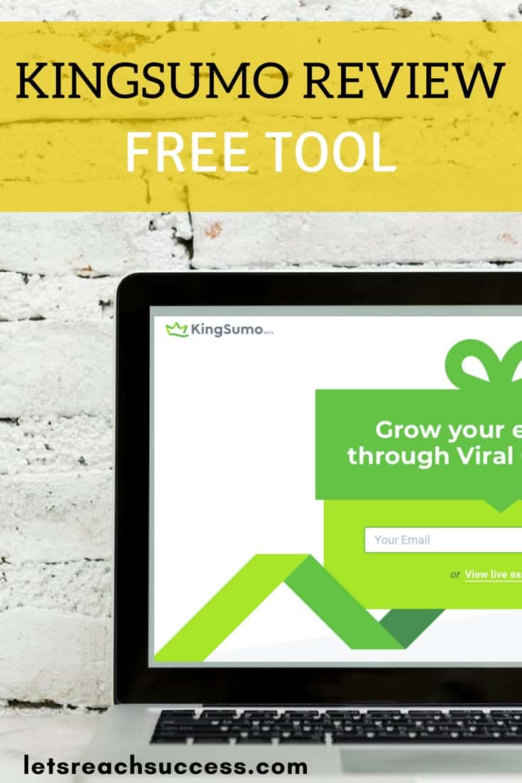 KingSumo Review: Free Tool to Grow Your Email Through Viral Giveaways