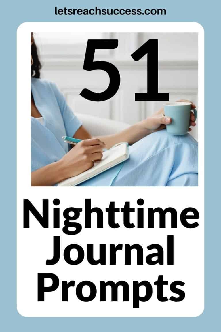 51 Nighttime Journal Prompts to Unwind, Reflect and Set Intentions for ...