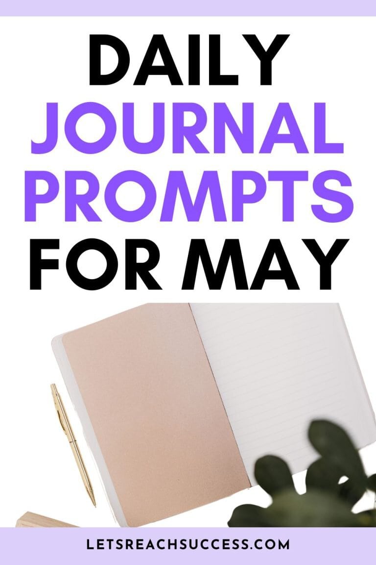Daily Journal Prompts for May: 31 Reflective Questions